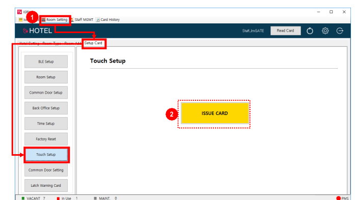 IGRMS Software - How to create a Touch Setup Card – OpenKey