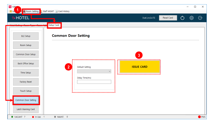 IGRMS Software - How to create a Common Door Setting Card – OpenKey