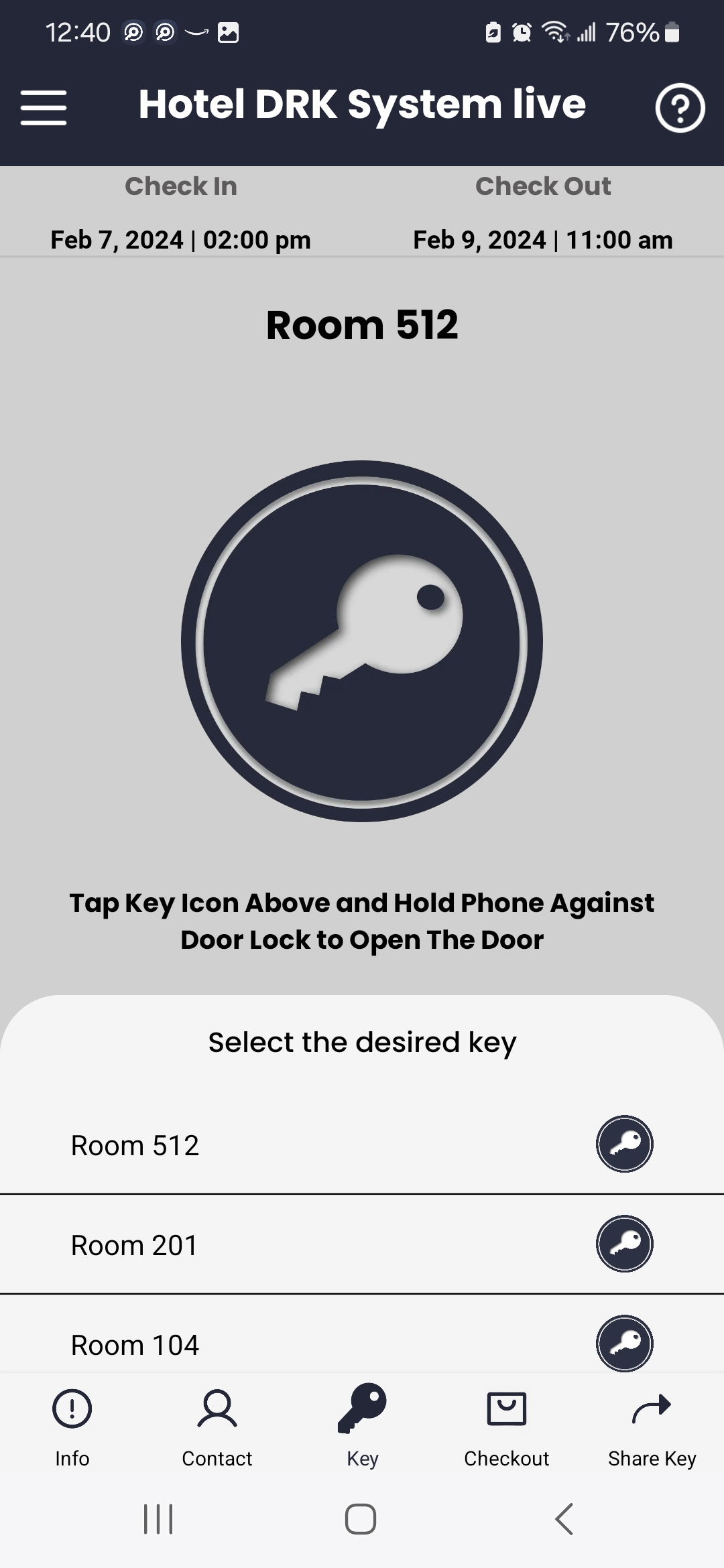 OpenKey App: Accessing Additional Guest Rooms – OpenKey