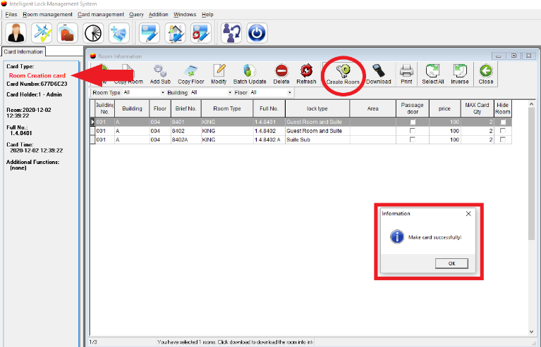Hotel Intelligence Management System ~~ How to Create a Room Creation ...