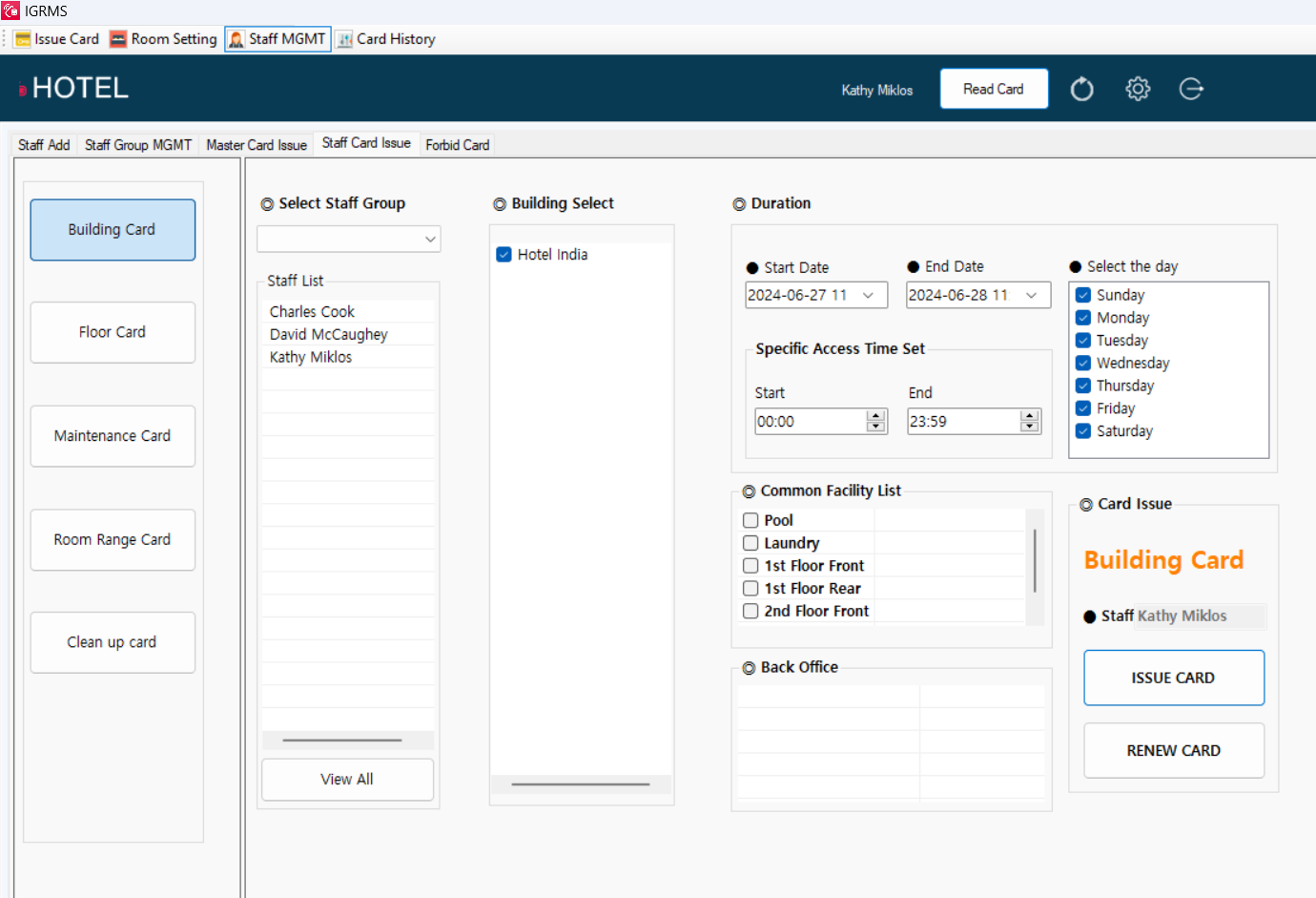 IGRMS Software ~~ How to Block a Card If You Don't Have the Card In ...